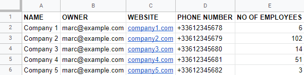 Format your deals, companies, and notes import file – Home