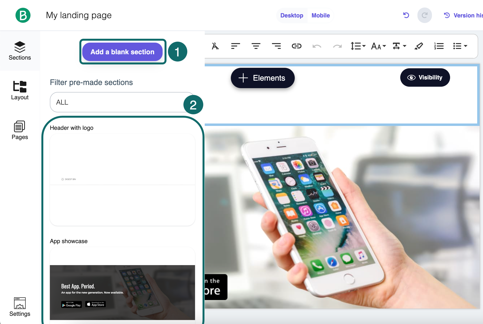 Landing pages - Part 2: Define the structure of your landing page ...