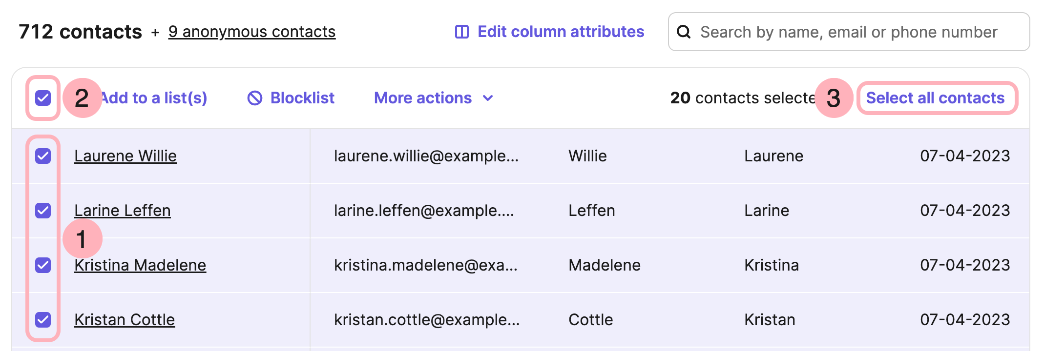 Export your contacts from Brevo – Brevo - Help Center