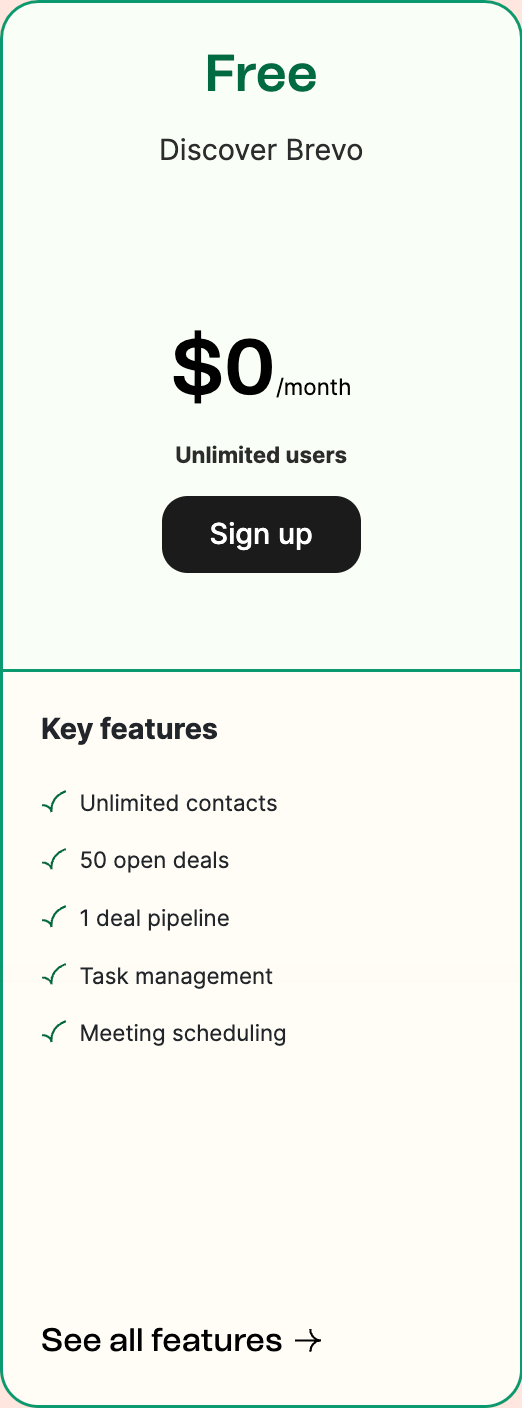 Información sobre los planes de precios de Brevo – Brevo - Centro de ayuda
