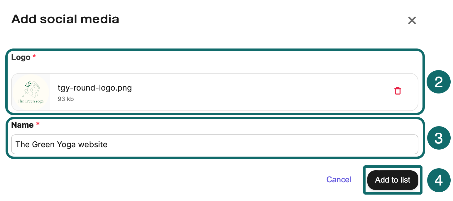 Insert social media links and icons in your email design – Home
