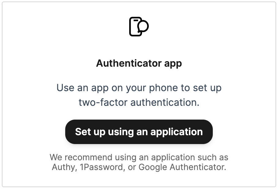 Secure your account with Two-Factor Authentication (2FA) – Home