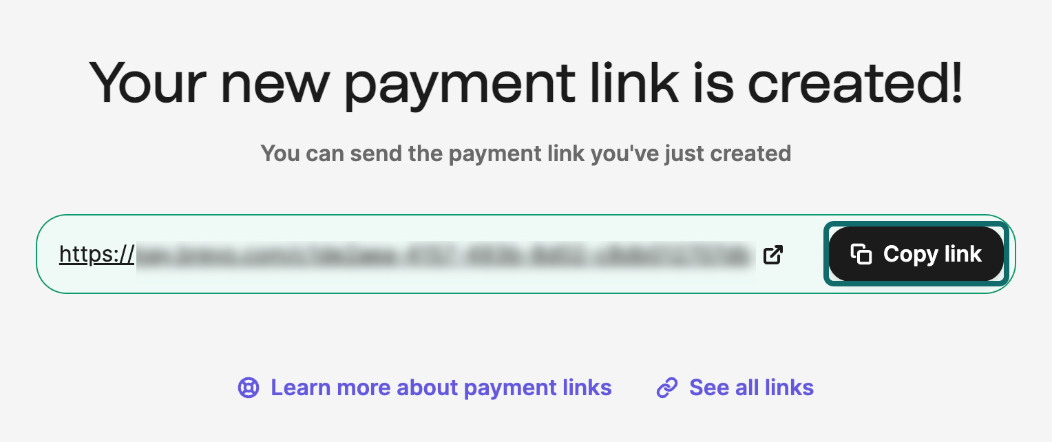 Part 2: Share payment links with your customers – Home
