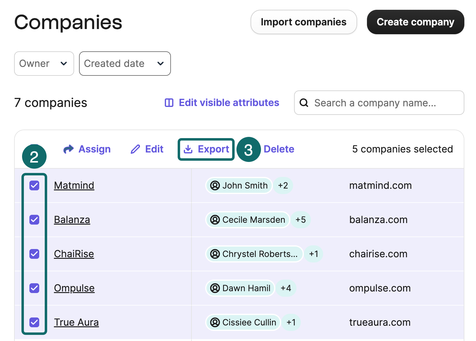 Export your companies – Brevo - Help Center
